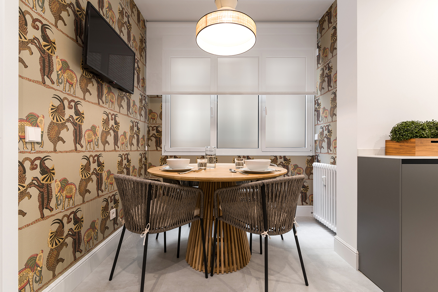 Cocina Moderna de Santos en color Gris Visón | Docrys & DC