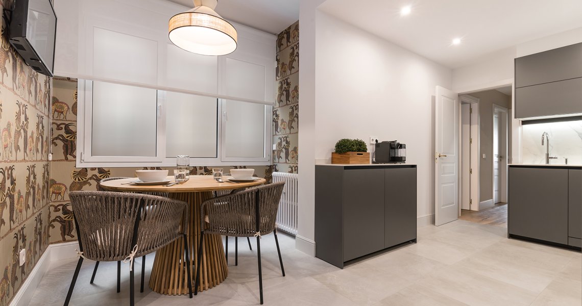 Cocina Moderna de Santos en color Gris Visón | Docrys & DC